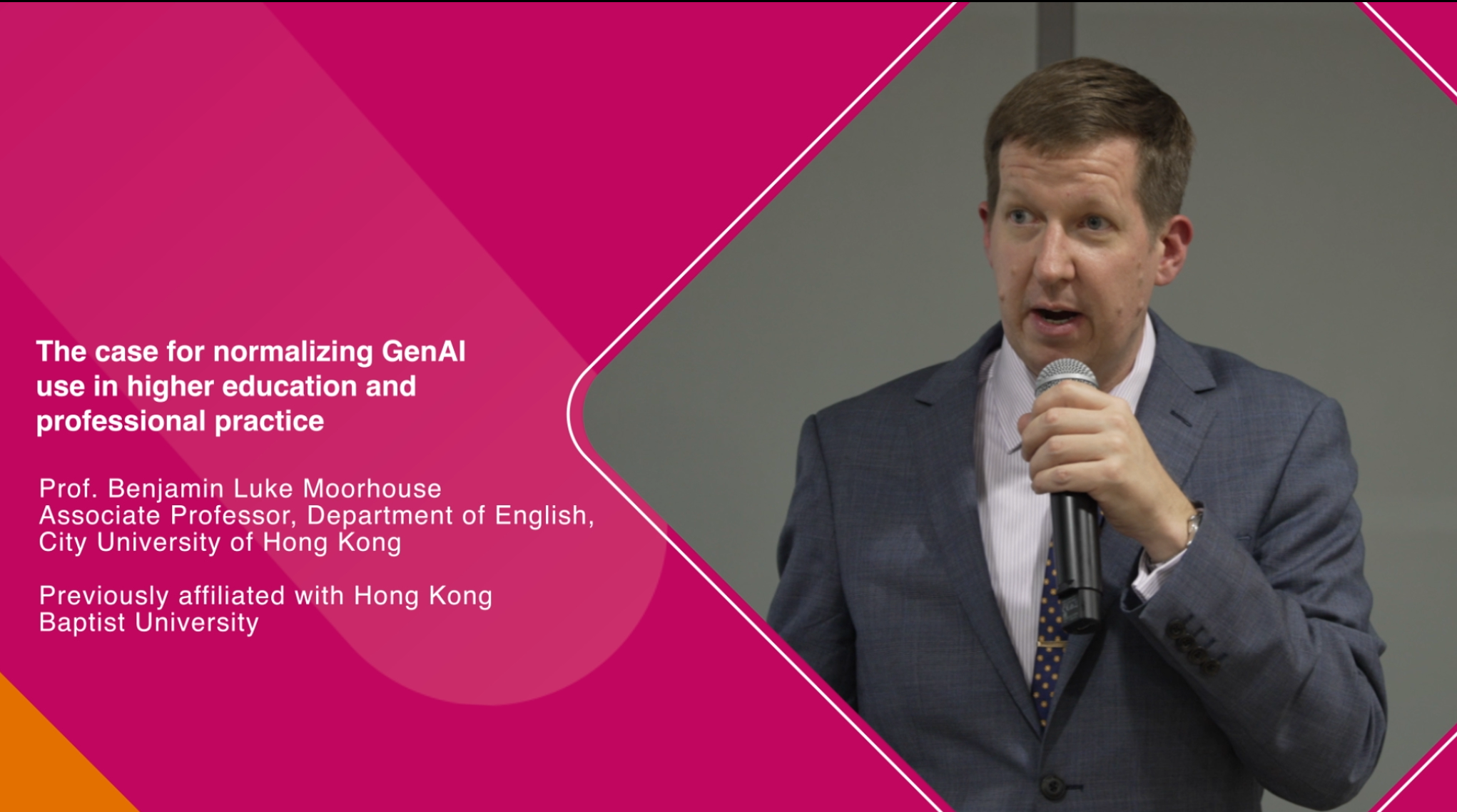 Prof. Benjamin Moorhouse | The Case for Normalising GenAI use in Higher ...